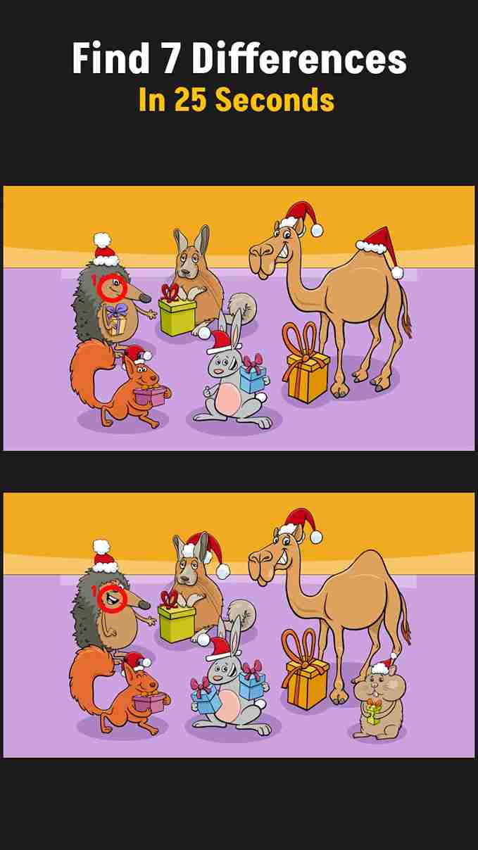 Find 7 Differences in 25 Seconds! Test Your Observation Skills Now ... Find 7 Differences in 25 Seconds! Test Your Observation Skills Now ...